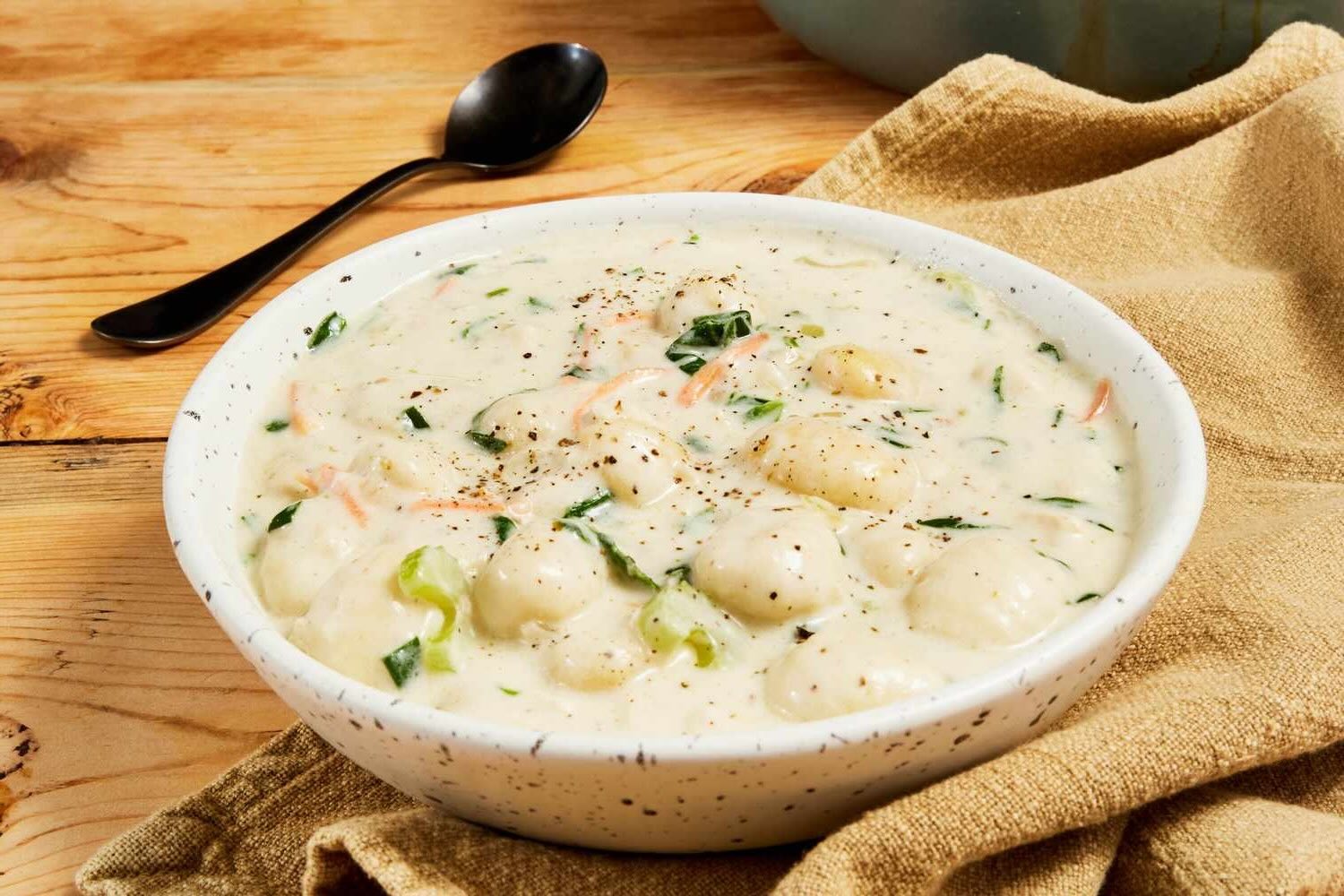 Cream of Chicken and Gnocchi Soup Recipe | Taste.sg